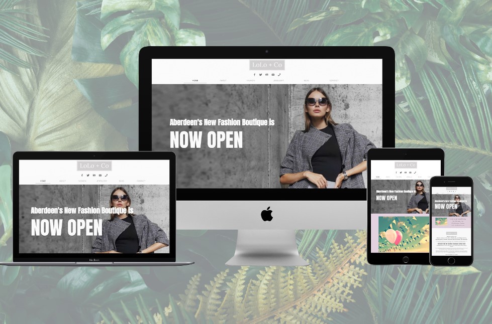 New website for Aberdeen fashion boutique, LoLO + Co